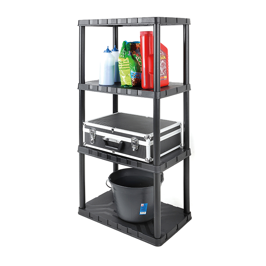 Shop Tactix 4 - Tier Plastic Shelf Unit TTX-320400 From Dubai, Sharjah ...